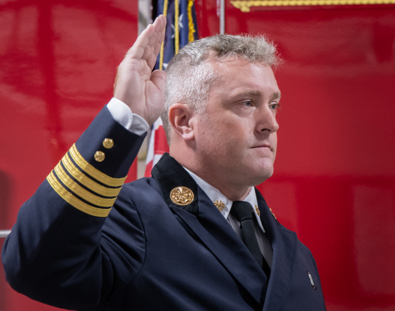 Wholey sworn in as NFR assistant chief | News, Sports, Jobs - The ...